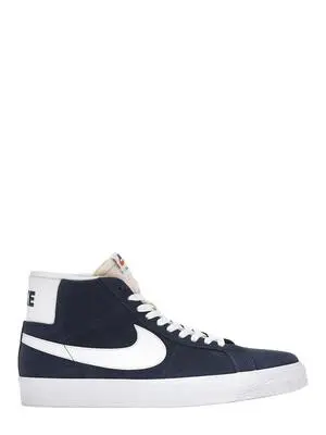 Nike Sb Zoom Blazer Mid - Navy Blue/white/black