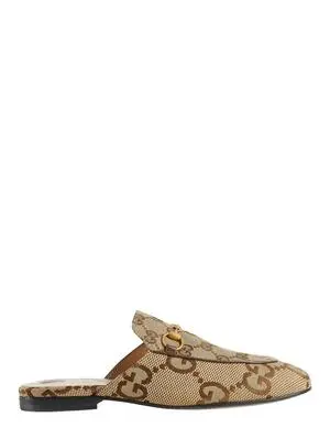 GUCCI Princetown Slipper In Jumbo GG Canvas