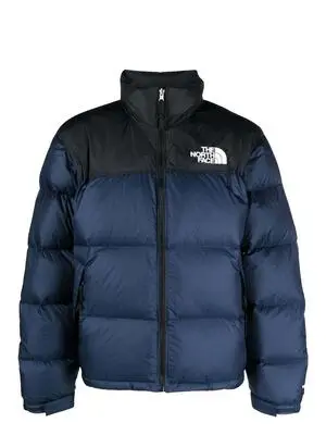 The North Face The North Face 1996 Retro Nuptse Logo-Print Padded Jacket Navy Blue/black