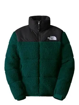 The North Face High Pile 600 Fill Recycled Down Nuptse Jacket - Ponderosa Green