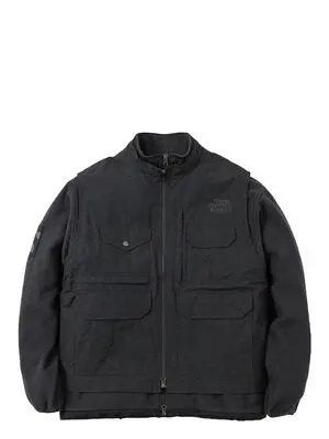 The North Face X Invincible 2 In 1 Denali Jacket - Asphalt Grey