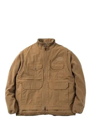 The North Face X Invincible 2 In 1 Denali Jacket - Utility Brown