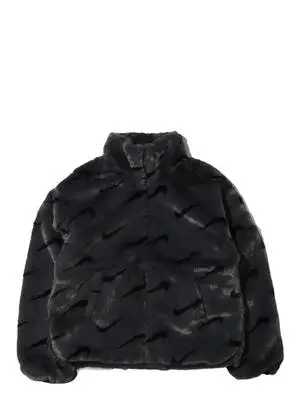 Nike Printed Faux Fur Jacket - Dark Smoke Grey