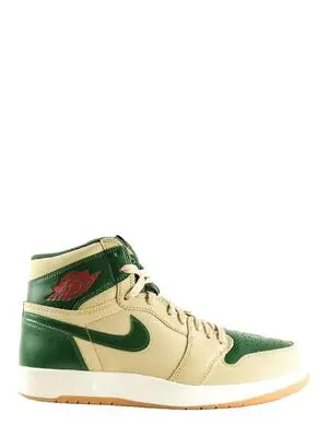 JORDAN 1.5 Retro High Top Sneakers - Sand Dune/gorge Green/white