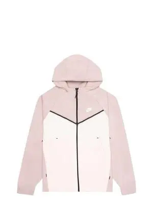 Nike Tech Fleece Windrunner Full Zip Hoodie - Pink Oxford/light Soft Pink