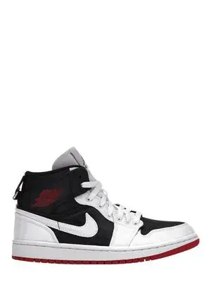 JORDAN 1 Mid Se Utility Canvas - Black/white/gym Red