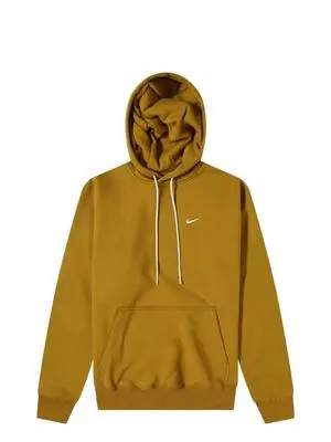 Nike Nikelab Solo Swoosh Fleece Hoodie - Desert Moss