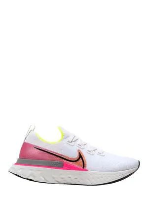 Nike React Infinity Run Sneakers - Platinum Tint/pink Blast/total Orange