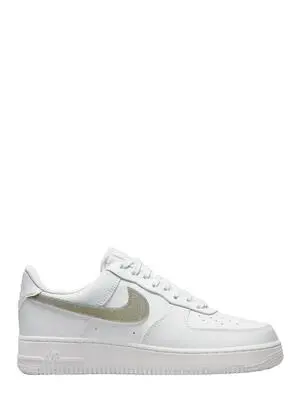 Nike Air Force 1 Low Top Sneakers - White/gold Glitter