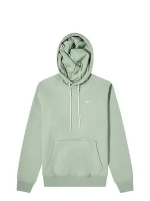 Nike Nikelab Solo Swoosh Fleece Hoodie - Steam