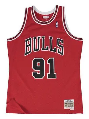 Mitchell & Ness Chicago Bulls 1997-98 Dennis Rodman Swingman Jersey - Scarelet Red