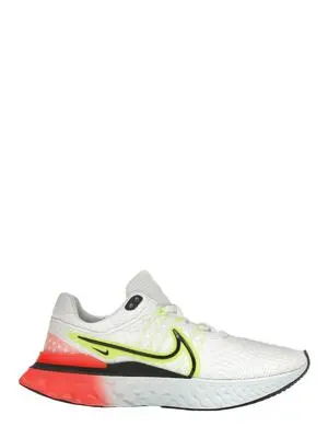 Nike React Infinity Run Flyknit 3 - White/volt/bright Crimson