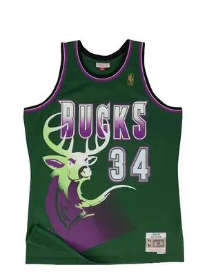 Mitchell & Ness Milwaukee Bucks 1996-97 Ray Allen Swingman Jersey - Dark Green