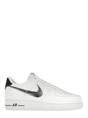 Nike Air Force 1 Low Zig Zag Sneakers - White/light Smoke Grey/black