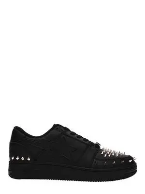 BAPE A Bathing Ape Bape Sta Low Studded Sneakers Black