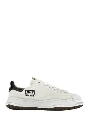Mihara Yasuhiro Blakey Og Sole Canvas Low Sneakers - White/black