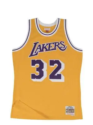 Mitchell & Ness Los Angeles Lakers 1984-85 Magic Johnson Swingman Jersey - Light Gold