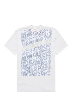 Supreme Respected Tee Shirt Pale Blue