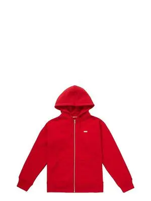 Supreme Reflective Small Box Zip Up Sweatshirt - Red