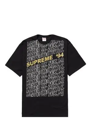 Supreme Respected Tee Shirt Black