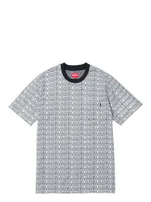 Supreme Rather Be Dead Short Sleeve Jacquard Top Black