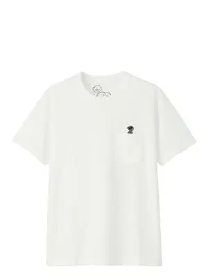 KAWS X Uniqlo X Peanuts Snoopy Pocket Tee Shirt - White