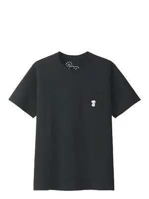 KAWS X Uniqlo X Peanuts Snoopy Pocket T-shirt - Black