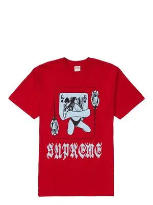 Supreme Queen Tee Shirt Red