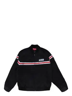 Supreme Reflective Stripe Work Jacket - Black