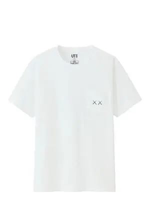 KAWS X Uniqlo X Sesame Street Xx Pocket Tee Shirt - White