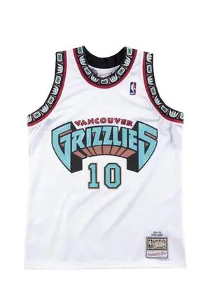 Mitchell & Ness Vancouver Grizzlies Mike Bibby 1998-99 Swingman Jersey - White