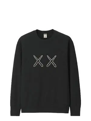 KAWS X Uniqlo X Sesame Street Xx Sweatshirt - Black