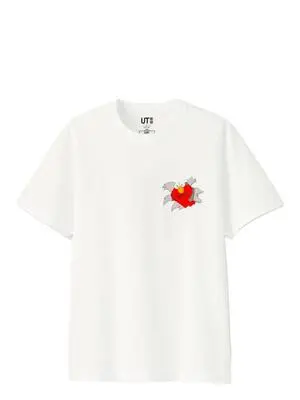 KAWS X Uniqlo X Sesame Street Elmo Tee - White