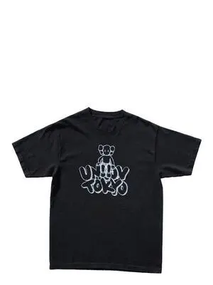 KAWS X Union Tokyo Tee Shirt - Black