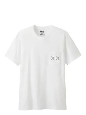 KAWS X Uniqlo Xx Pocket Tee Shirt - White