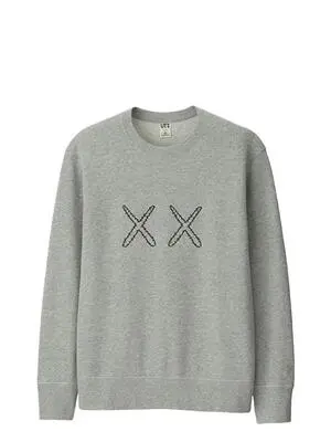 KAWS X Uniqlo X Sesame Street Xx Sweatshirt - Gray
