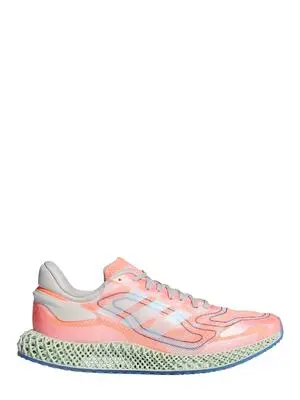 Adidas 4D Run 1.0 Sneakers Lace Up Athletic Cloud White/cloud White/signal Coral