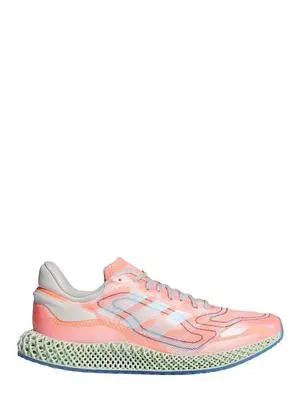 Adidas 4D Run 1.0 Sneakers Lace Up Athletic Cloud White/signal Coral