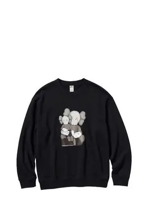 KAWS X Uniqlo Longsleeve Sweatshirt - Black