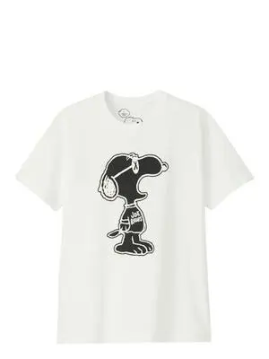 KAWS X Uniqlo X Peanuts Joe Yawn T-shirt - White