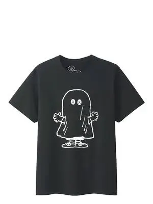 KAWS X Uniqlo X Peanuts Ghost Tee - Black