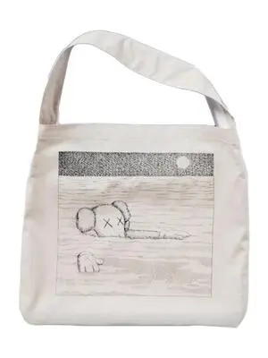 KAWS X Uniqlo Artbook Cover Tote Bag - Natural