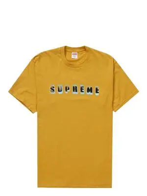 Supreme Stencil Tee Shirt Mustard
