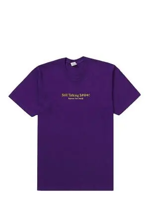 Supreme Still Talking Tee Shirt - Purple