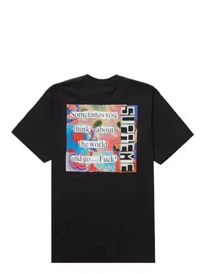 Supreme Static Tee Shirt Black