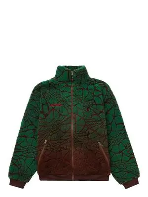 Supreme Spyder Web Polar Fleece Jacket - Brown