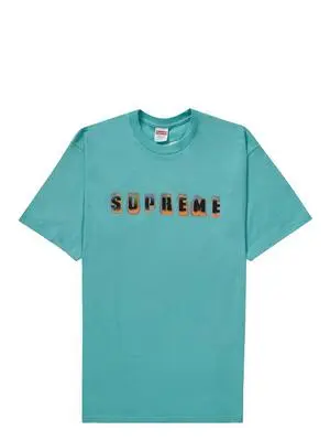 Supreme Stencil Tee Shirt - Teal