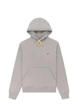 NEW BALANCE Made In Usa Core Hoodie - Athletic Grey