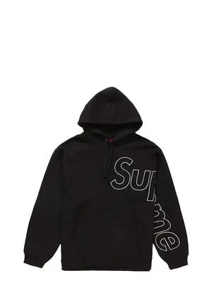 Supreme Reflective Hooded Sweatshirt Black