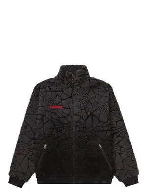 Supreme Spyder Web Polar Fleece Jacket - Black